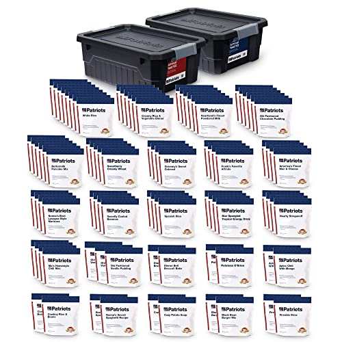 Patriot 3 Month Survival Food Kit: Ultimate Emergency Meal Solution ...
